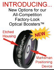 BulzEyePro Optical Boosters for Rifle Scopes and Handgun Scopes